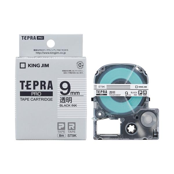 【仕様】●テープ幅(mm)：9●テープ色：透明●テープ長さ(m)：8●文字色：黒●サイズ：9mm幅●幅(mm)：9●包装単位：5個●梱包単位：120個●エコマーク認定品●回収・リユース●RoHS対応【型番】ST9K【商品コード】002678...