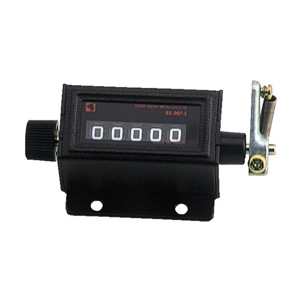 【仕様】●計数範囲：999●回転方向：右軸正回転●計数速度(cpm)：600●取付寸法(mm)(前後×左右×穴径)：37×30×4.2●リセット方式：つまみ式●リセット方式：つまみ式●計算最大速度600回/分【型番】RS207-3　/　RS...