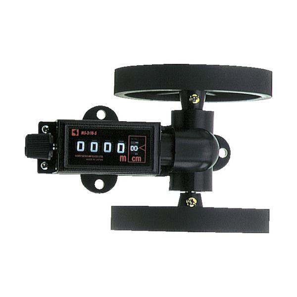 【仕様】●測定範囲：10cm〜999.9m●車輪径(mm)：106.2●表示桁数：4●取り付け寸法(前後×左右×穴径)：47mm×84mm×φ6mm(3個)【型番】MS3-10-4　/　MS3104【商品コード】1016407※お問い合わせ...