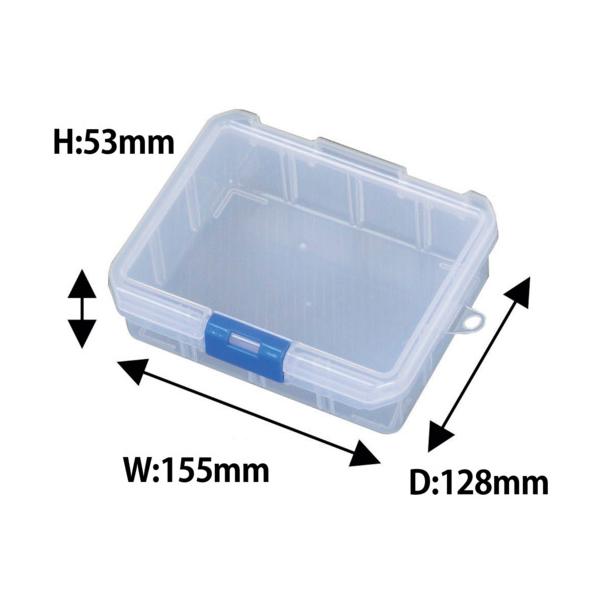 【仕様】●色：クリア●外形寸法(mm)間口：155●外形寸法(mm)奥行：93●外形寸法(mm)高さ：33●有効内寸(mm)間口：138●有効内寸(mm)奥行：66●有効内寸(mm)高さ：22●タイプ：フリー●パーツストッカーフリーF-15...
