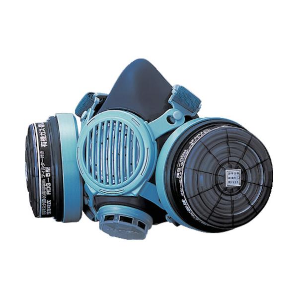 【仕様】●国家検定合格番号：第TN179号●適合吸収缶：RDG-5型、RDG-7型●伝声器付き●しめひも：タイプXDB(上下左右4か所で支える)●ガス濃度0.1％以下●防じん・防毒併用【型番】1-6546-01　/　1654601【商品コー...