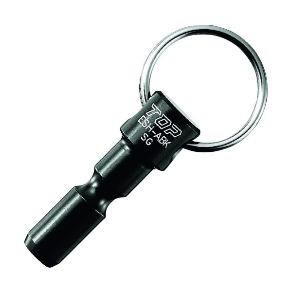 【仕様】●全長(mm)：42●幅(mm)：10●厚さ(mm)：17●奥行(mm)：10●色：ブラック●二重リング付【型番】ESH-ABK　/　ESHABK【商品コード】1025373※お問い合わせの際はこちらの商品コードをお伝えください