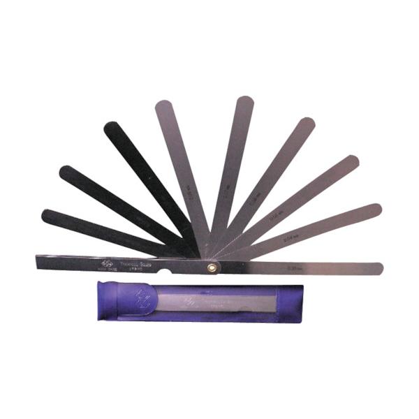 【仕様】●リーフ形状：A●長さ(mm)：150●枚数(枚)：9●セット明細(mm)：0.04、0.05、0.06、0.07、0.08、0.10、0.15、0.20、0.30(ハトメ止)●リーフ幅：12.7mm●メーカーコード：172MC【型...