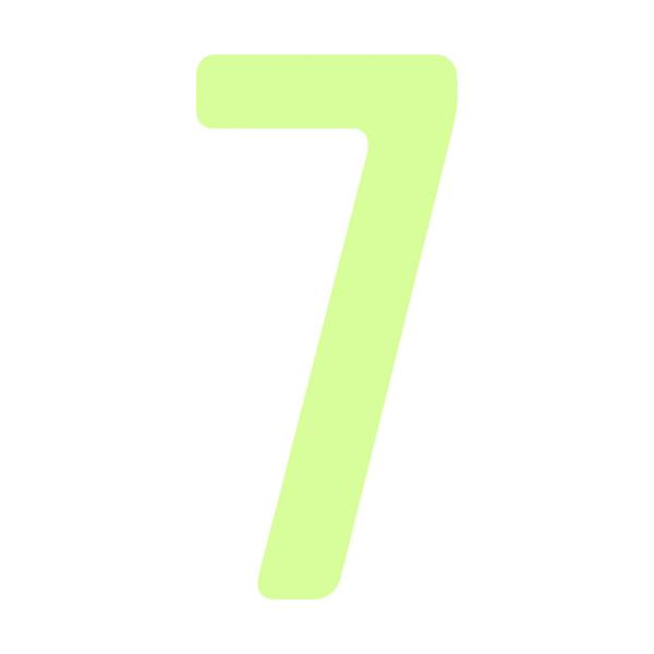 【仕様】●縦(mm)：50●横(mm)：24●表示内容：7●取付仕様：粘着シール●JB級(4〜5時間発光)【型番】AILUMI50-7　/　AILUMI507【商品コード】1029989※お問い合わせの際はこちらの商品コードをお伝えください