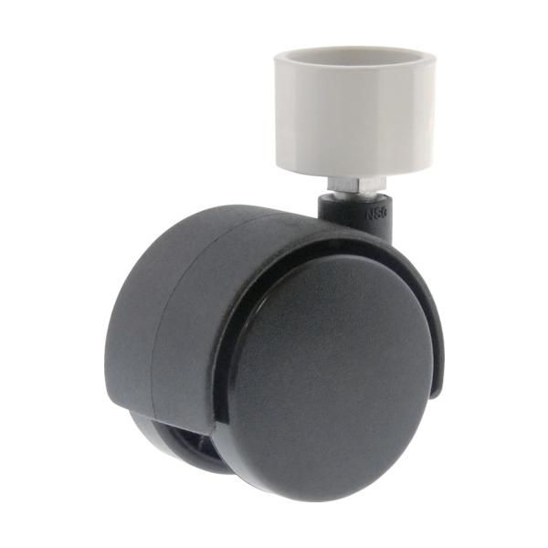 【仕様】●色：オフホワイト●ホイール径(mm)：50●車輪径(mm)：52●車輪幅(mm)：48 ストッパーなし●取付高さ(mm)：76●耐荷重(daN)：40●車輪材質／ナイロン●本体／AAS樹脂製【型番】SDN-50 W　/　SDN50...