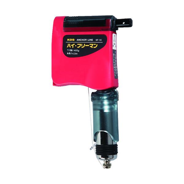 【仕様】●糸長さ(m)：4.5●適合下げ振り重量(g)：400●色：赤●全長(mm)：210●縦(mm)：210●横(mm)：35●線径(mm)：1.1●自動静止構造：ハヤドメ(別部品)付●下げ振り重量：400g●鉄骨用マグネット付●交換用...