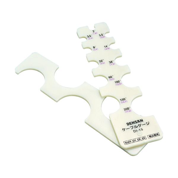 【仕様】●幅(mm)：150●長さ(mm)：42●厚さ(mm)：8●色：白●長さ(mm)：42●厚さ(mm)：8●幅(mm)：150●測定電線種別：600V  CV、CE、EE(単心専用)【型番】DI-15　/　DI15【商品コード】111...