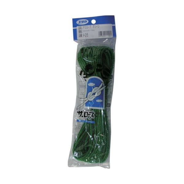 【仕様】●線径(mm)：3●全長(m)：10●3つ打●両端テープ止め【型番】A-216　/　A216【商品コード】1130704※お問い合わせの際はこちらの商品コードをお伝えください