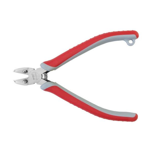 【仕様】●全長(mm)：129●刃表面形状：ラウンド刃●切断能力(mm)プラスチック：φ2●切断能力(mm)より線：φ2●ばね：有●結束バンド対応幅(mm)：6●切断能力(［［ＭＭ２］］)より線：φ2●飛散防止機能付●落下防止ストラップ取り...