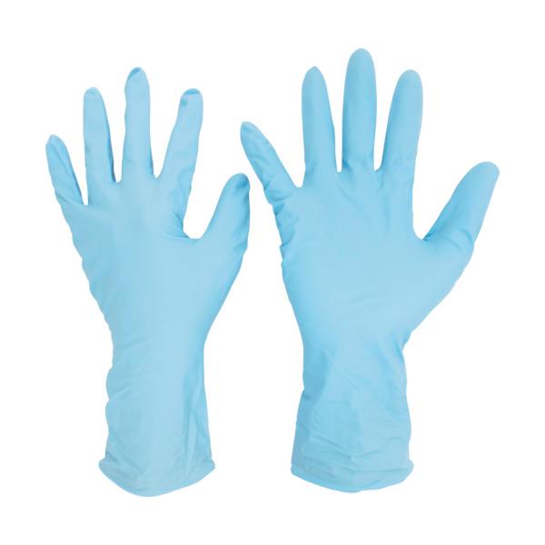 【仕様】●色：ブルー●サイズ：L●全長(cm)：28.0●手のひら周り(cm)：21.4●中指長さ(cm)：8.4●厚さ(mm)：0.2●粉(あり・なし)：なし●食品衛生法：適合●左右の区別：左右兼用●食品衛生法適合品【型番】VERTE-7...