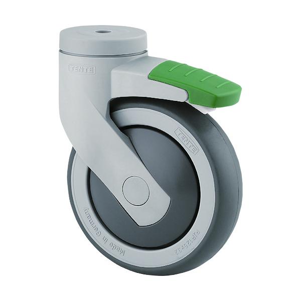 【仕様】●許容荷重(daN)：98.0●許容荷重(kgf)：100●車輪径D(mm)：100●車輪幅(mm)：32●取付高H(mm)：137●ねじT：M12●タイプ：自在式(方向ロック付)●自在式(方向ロック付)●ダブルボールベアリング入●...