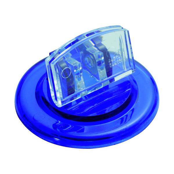 【仕様】●色：クリアブルー●幅(mm)：φ40●奥行(mm)：40●高さ(mm)：22●縦(mm)：40●横(mm)：22●挟口寸法(mm)：25●タイプ：PS樹脂【型番】UC-5-TBU　/　UC5TBU【商品コード】1156867※お問...