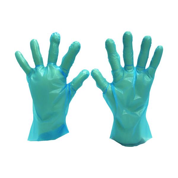 【仕様】●色：青●サイズ：3S●全長(cm)：27.5±0.5●手のひら周り(cm)：24.6●中指長さ(cm)：6.9●厚さ(mm)：0.023●粉(あり・なし)：なし●エンボス加工：両面エンボス●食品衛生法：適合品●左右の区別：左右兼用...