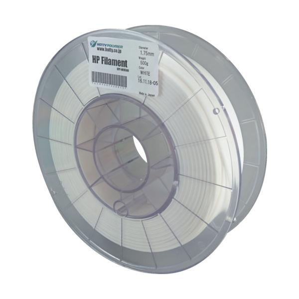 【仕様】●色：白●サイズ：太さ1.75mm×約230m巻●高さ(mm)：50●ヘッド温度：200〜240℃●推奨出力速度：20mm／秒以下●推奨出力ピッチ：0.1以下【型番】HPF-WH500　/　HPFWH500【商品コード】116629...