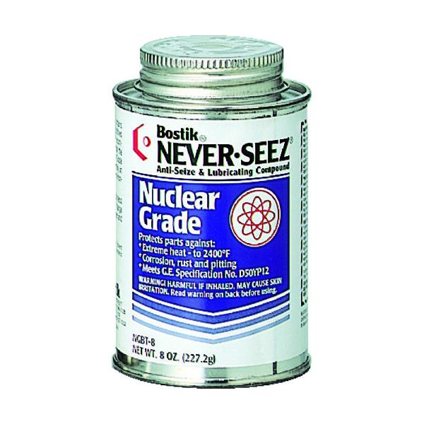 【仕様】●色：銀灰●容量(g)：227●使用温度範囲(℃)：-183〜1425●容器タイプ：缶●ちょう度：300〜350●タイプ：ペースト●原子力グレード●使用温度範囲：-183〜1425℃●容器：缶(ハケ付)【型番】NGBT-8　/　NG...