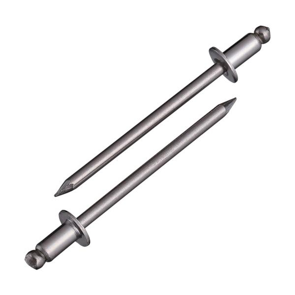 【仕様】●リベット径(mm)：2.4●リベット長(mm)：5.6●フランジ径(mm)：4.8●かしめ板厚(mm)：1.0〜3.2●下穴径(mm)：2.5〜2.6●せん断強度(N)：1050●引張強度(N)：1350●箱入●RoHS指令適合品...