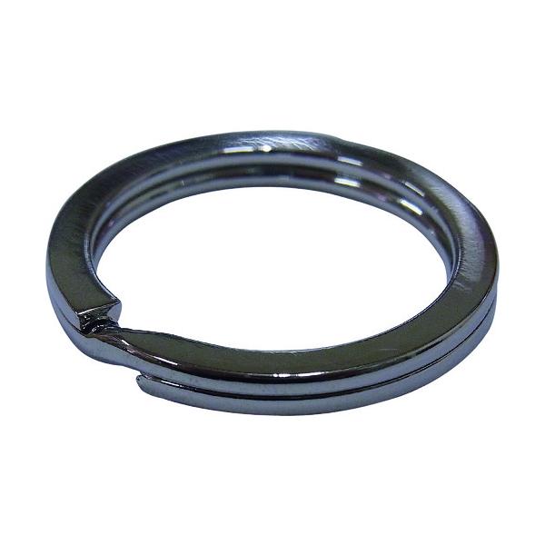 【仕様】●外径(mm)：約32●A(mm)：約25●表面処理：バフニッケル●平キーリング25バフニッケル【型番】NO.135【商品コード】1259937※お問い合わせの際はこちらの商品コードをお伝えください