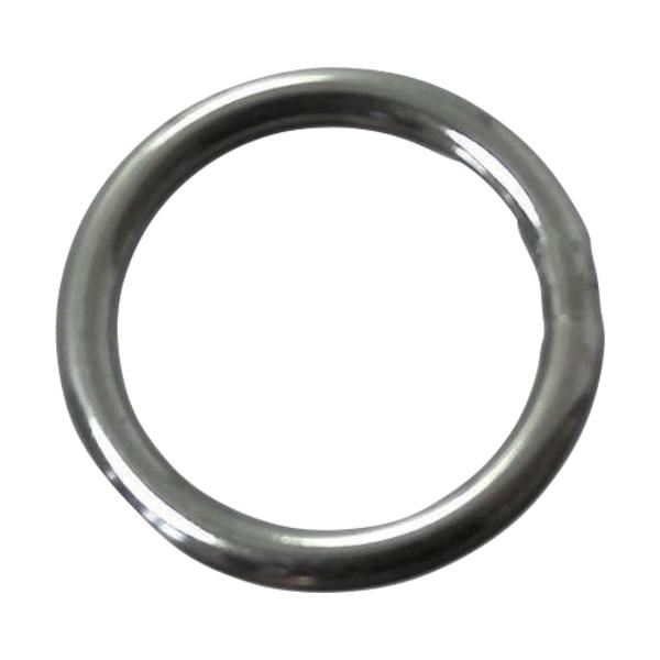 【仕様】●使用荷重(kN)：0.49●品名：SSR50H-35●外径(mm)：45●A(mm)：35●D(mm)：5●線径(mm)：5●使用荷重(kg)：50●ステンレス溶接リング5×35【型番】B-1510　/　B1510【商品コード】1...