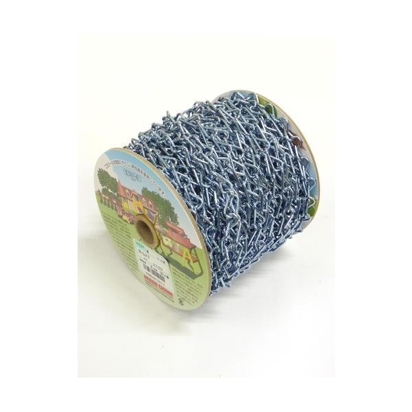 【仕様】●使用荷重(kN)：0.0588●品名：IJ17●A(mm)：15●B(mm)：5●線径(mm)：1.7●参考使用荷重(kg)：6.0●破断荷重(kg)：23.8●ユニクロ鉄三ッ組30m巻●リール巻タイプ【型番】R-IJ17-UC　...