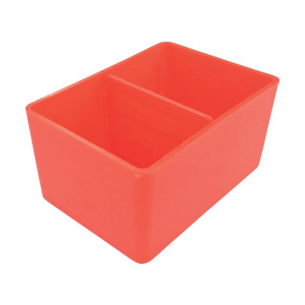 【仕様】●色：オレンジ●外形寸法(mm)間口：98●外形寸法(mm)奥行：71●外形寸法(mm)高さ：53●有効内寸(mm)間口：92●有効内寸(mm)奥行：65●有効内寸(mm)高さ：49●中仕切り付【型番】PURABOXB-OR　/　P...