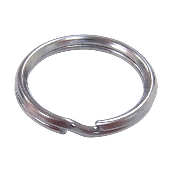 【仕様】●使用荷重(kN)：0.0196●品名：BKR20●A(mm)：19.6●線径(mm)：2.4●参考使用荷重(kg)：2.0●破断荷重(kg)：19.5●BKR-20×2個入●クロームキーリング20mm【型番】P-323　/　P32...