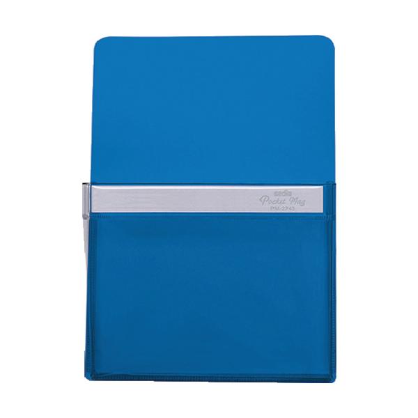 【仕様】●色：ブルー●規格：A6●耐荷重(kg)：0.3●ポケット内寸サイズ(mm)縦×横：88×110●規格：A6サイズ●本体サイズ(mm)：高さ165×幅120×奥行25●パッケージサイズ(mm)：高さ200×幅155×奥行28●ポケッ...