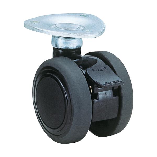 【仕様】●許容荷重(daN)：58.8●許容荷重(kgf)：60●車輪径D(mm)：50●車輪幅(mm)：49●取付高H(mm)：65●取付座A(mm)：54●取付座B(mm)：54●取付ピッチX(mm)：40●取付ピッチY(mm)：40●...