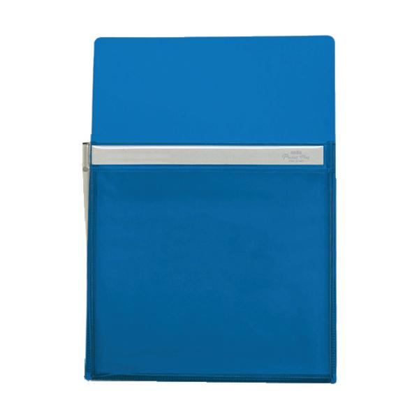 【仕様】●色：ブルー●規格：A4●耐荷重(kg)：1●ポケット内寸サイズ(mm)縦×横：208×230●規格：A4サイズ●本体サイズ(mm)：高さ300×幅240×奥行35●パッケージサイズ(mm)：高さ345×幅280×奥行38●ポケット...