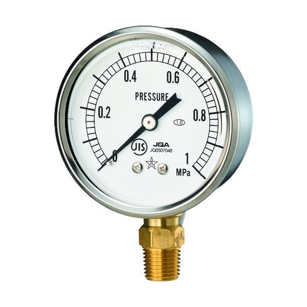 【仕様】●圧力レンジ(MPa)：0〜1●最小目盛(MPa)：0.02●呼称：AU R1/4×60×1MPa●精度：±1.6%FS●接続部サイズ：R1/4●接続部サイズ：R1/4【型番】GLT-217-1MPA　/　GLT2171MPA【商品...