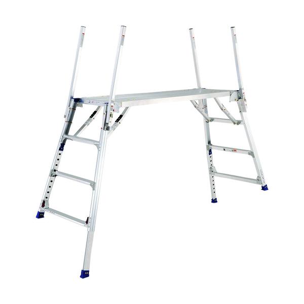 【仕様】●最大使用質量(kg)：150●天板高さ(m)：1.05〜1.48●天板寸法(mm)：500×1563●収納時寸法(mm)全長：1695●収納時寸法(mm)幅：790●収納時寸法(mm)厚さ：205●脚部伸縮ピッチ(mm)：50●仮...