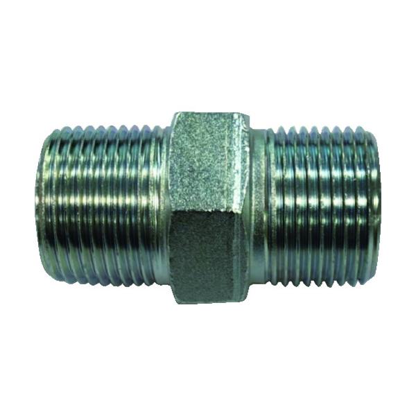 【仕様】●形状：ニップル●ねじ寸法T1：R3/8●ねじ寸法T2：G3/8●A寸法(mm)：38●X寸法(mm)：19●タイプ：メスシート●使用温度範囲:-40〜100℃【型番】1009-06　/　100906【商品コード】1606945※お...