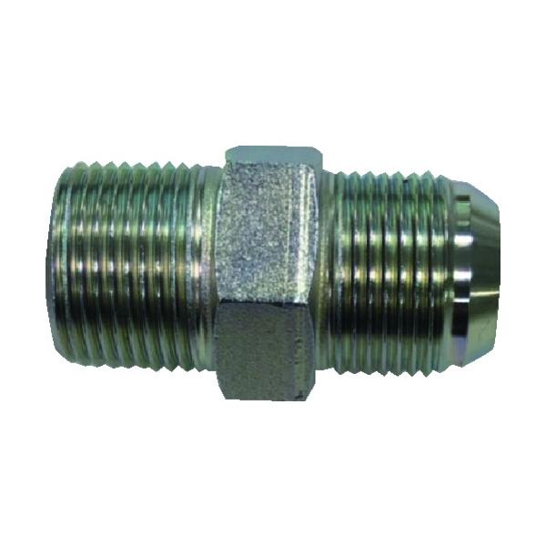 【仕様】●形状：ニップル●ねじ寸法T1：R1/2●ねじ寸法T2：G1/2●A寸法(mm)：48●X寸法(mm)：22●タイプ：オスシート●使用温度範囲:-40〜100℃【型番】1013-08　/　101308【商品コード】1606953※お...