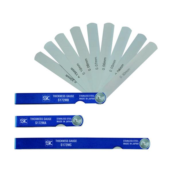 【仕様】●リーフ形状：A●長さ(mm)：150●枚数(枚)：9●セット明細(mm)：0.04、0.05、0.06、0.07、0.08、0.10、0.15、0.20、0.30●厚さ(mm)：0.04-0.30●リーフ幅：12.7●メーカーコー...