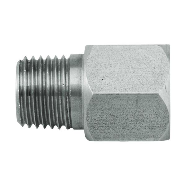 【仕様】●圧縮空気供給口：PT-1/4●全長(mm)：26●接続口径：NPT-1/4●ねじ径D1：PT-1/4(オス)●ねじ径D2：NPT-1/4(メス)●適応機種：208J/308J（冷風側）、208J/218J（熱風側）●材質：ステンレ...