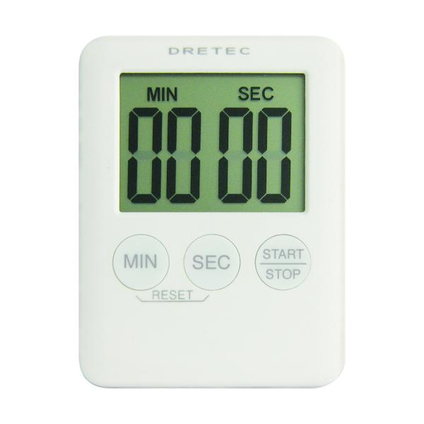 【仕様】●最大計時：99分59秒●最小計時(秒)：1●幅(mm)：53●奥行(mm)：9●高さ(mm)：70●電源(V)：リチウム電池LR44×２個(付属・動作確認用)●色：ホワイト●電源：リチウム電池LR44×２個(付属・動作確認用)●縦...