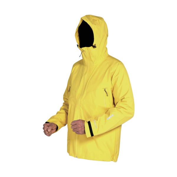 【仕様】●色：イエロー●サイズ：M●胸囲(cm)：89〜95●着丈(cm)：76●適合身長(cm)：160〜170●防水・透湿・防風●反射材付(背面・袖横)●洗濯機使用可●後頭部にフードアジャスター付●袖口にベルクロ付【メーカー】トラスコ　...