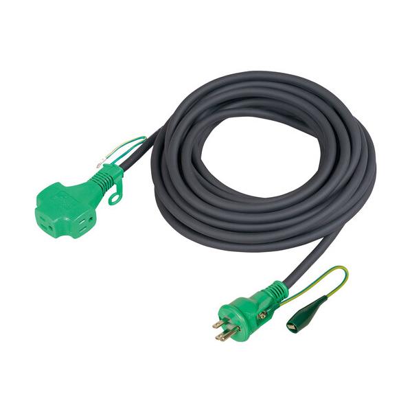 【仕様】●電線仕様長さ(m)：10●電線仕様太さ(［［ＭＭ２］］)：2.0●電線仕様芯数(C)：3●コンセント仕様定格：15A・125V アース付●コンセント仕様形状：［［三相１］］●コンセント仕様個数：3●電線種：SVCT●色：黒●コンセ...