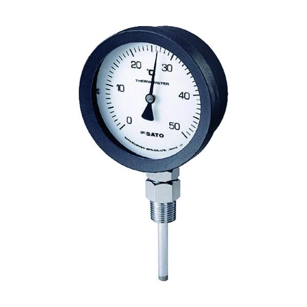 【仕様】●測定温度範囲(℃)：0〜100●温度最小表示(℃)：1●感温部長さ(mm)：φ8×50●ケース外径(mm)：110●ダイヤル径(mm)：100●ねじ規格：R1/2●感温部：Φ8×50mm【型番】BM-S-100P-4　/　BMS1...