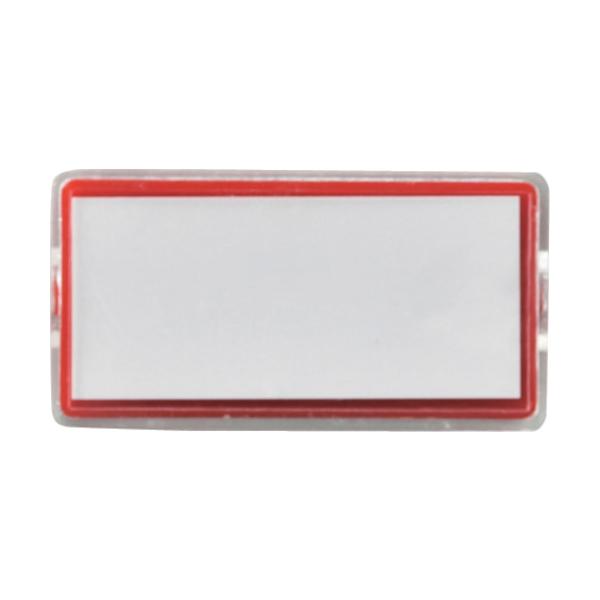 【仕様】●色：赤●厚さ(mm)：8●中紙(mm)：20×45●取付仕様：マグネット●横(mm)：50●縦(mm)：25【型番】314022【商品コード】1671736※お問い合わせの際はこちらの商品コードをお伝えください