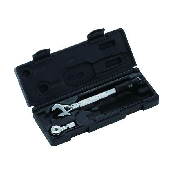 【仕様】●トルク調整範囲(N・m)：5〜25●最小目盛(N・m)：0.2●全長(mm)：モンキ形260、ラチェット形260●差込角(mm)：9.5●適合交換ヘッド：HY20-10TH、RH3-10TH●二面幅寸法(mm)：0〜20●頭部幅(...