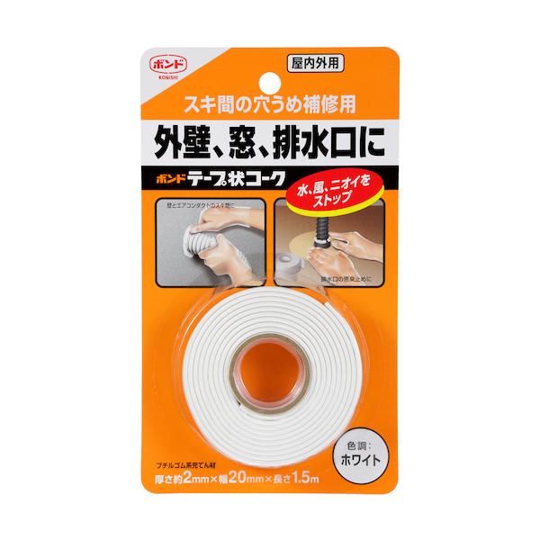 【仕様】●色：ホワイト●テープ状コーク#23119【型番】BTC-15W　/　BTC15W【商品コード】1680457※お問い合わせの際はこちらの商品コードをお伝えください