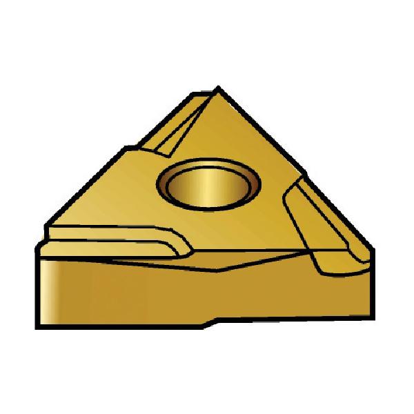 【仕様】●適合被削材：PMK●チップ形状：三角形●切刃有効長LE(mm)：15.6978●内接円IC(mm)：9.525●厚さS(mm)：4.7625●コーナ半径RE(mm)：0.7938●穴径D1(mm)：3.81●主逃げ角AN(°)：0...