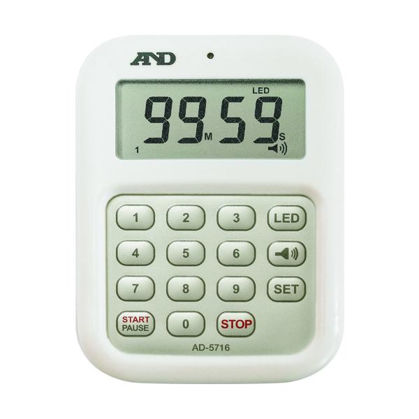 【仕様】●最大計時：99分59秒●最小計時(秒)：1●幅(mm)：80●奥行(mm)：22●高さ(mm)：110●色：ホワイト●電源：単4形乾電池×2個（付属）●最小計時：1秒●タイマー設定範囲：最大99分59秒(1秒単位で設定可能)●表示...