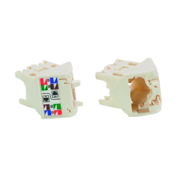 【仕様】●色：オフホワイト●カテゴリ種類：カテゴリ6●ポート数：1●適合ケーブル：AWG22〜26の単線および撚り線●適合ジャック：CJ688TG□□●縦(mm)：16●横(mm)：24.4●幅(mm)：15.5●奥行(mm)：24.4●使...