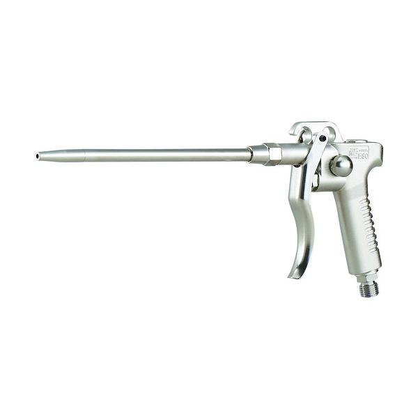 【仕様】●ノズル長(mm)：200●ノズル口径(mm)：3●ノズル取付口：G1/8●エア取付口：G1/4●全長(mm)：285●・最高使用圧力1Mpa・引金落下防止ピン付・上下両用【型番】E80M-2B　/　E80M2B【商品コード】195...