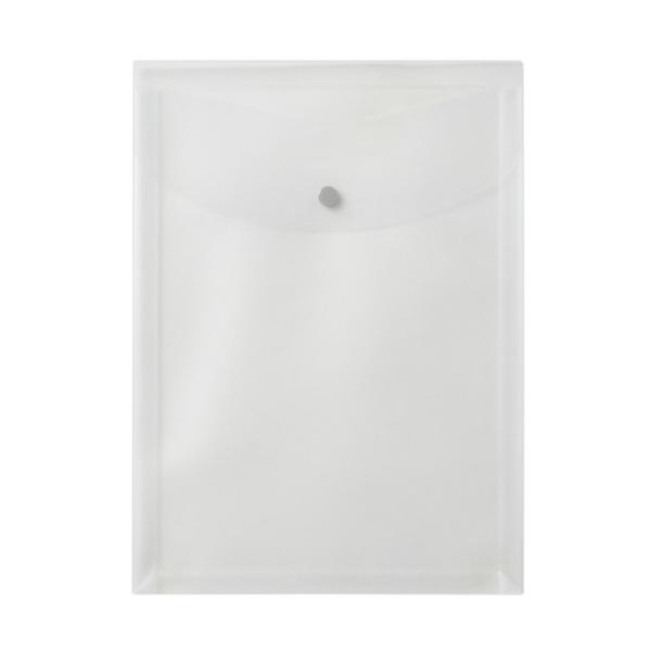 【仕様】●色：クリア●用紙サイズ：A4タテ型●厚さ：０．２ｍｍ●外形寸法：縦３３５×横２４０ｍｍ●マチ幅：３０ｍｍ※ホック式●ドキュメントファイル●タテ型●収容枚数：コピー用紙約３００枚●業務用パック●マチ付●フタ付●1パック入数：１０冊【...