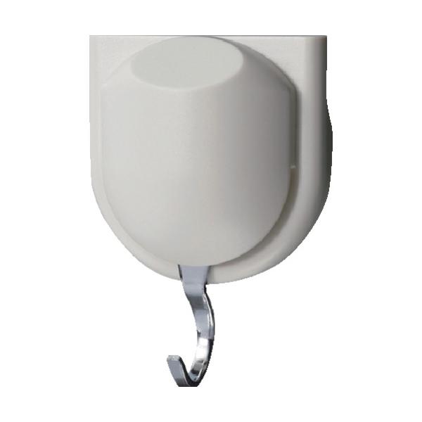 【仕様】●幅(mm)：66●奥行(mm)：27●高さ(mm)：90●タイプ：可動フック●耐荷重(kg)：5.0●マグネットサイズ径(mm)：62●フック幅(mm)：4●フック厚(mm)：2●色：グレー●マグネット寸法(縦)【型番】B225J...