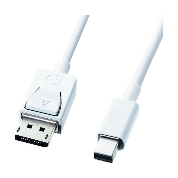 【仕様】●色：ホワイト●ケーブル長(m)：約2●コネクタ形状：ミニDisplayPortオス-DisplayPortオス●ケーブル直径：約4.5mm●線材規格：UL20276●適合機種：〈パソコン〉：各社パソコン、AppleMacmini、...