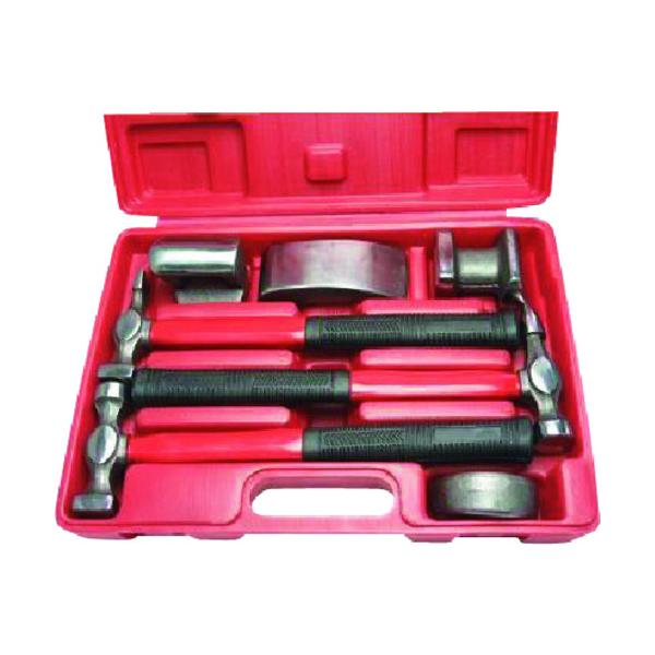 【仕様】●ケース寸法(mm)間口：350●ケース寸法(mm)奥行：260●ケース寸法(mm)高さ：85●セット内容：ユーティリティードーリー、カーブドーリー、ダブルエンドドーリー、ヒールドーリー、ナラシハンマー、ピックフィニッシュハンマー、...