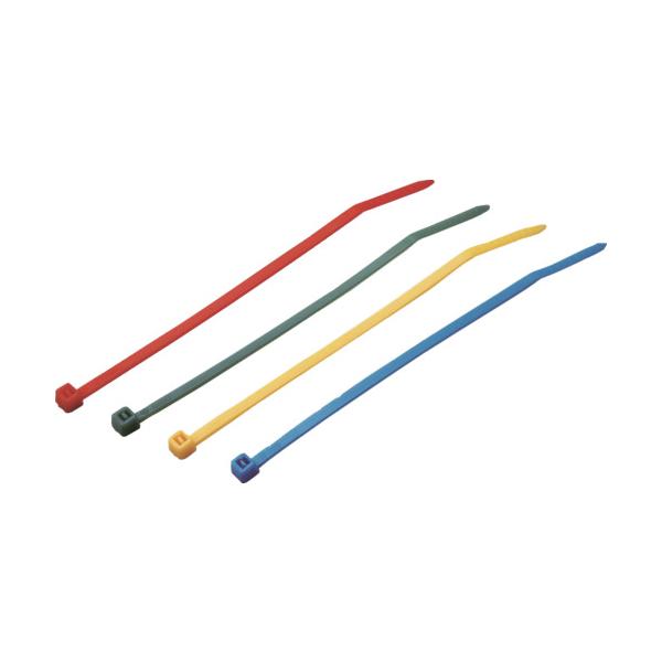 【仕様】●色：アソート●幅(mm)：3.6●長さ(mm)：200●厚さ(mm)：1●最大結束径(mm)：52●引張強度(N)：147●全長(mm)：200●最大結束内径(mm)：52●引張強度(kg)：18.2●使用温度範囲：-40〜85℃...